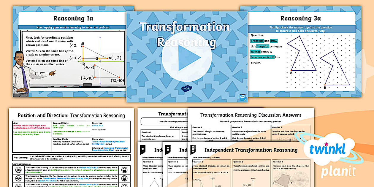 PlanIt Maths Y6 Position and Direction Lesson Pack Transformations (5)