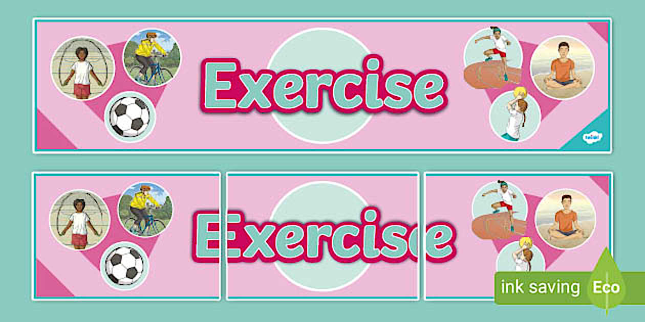Exercise Display Banner - Twinkl - KS2 (teacher made)
