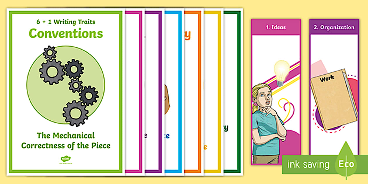 6 + 1 Writing Traits Poster Resource Pack | Class Resources