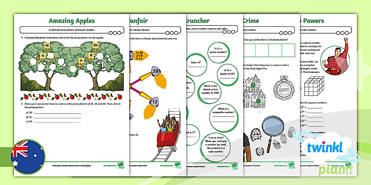 Year 5 Natural Numbers Home Learning Tasks (teacher made)
