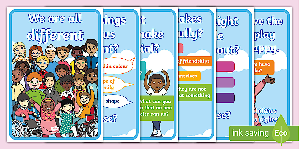 Equality, Diversity and Inclusion Posters (teacher made)