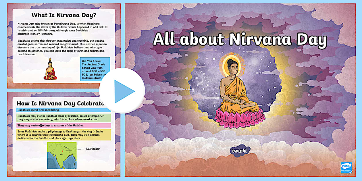 KS2 PowerPoint about Parinirvana Day for Kids (teacher made)