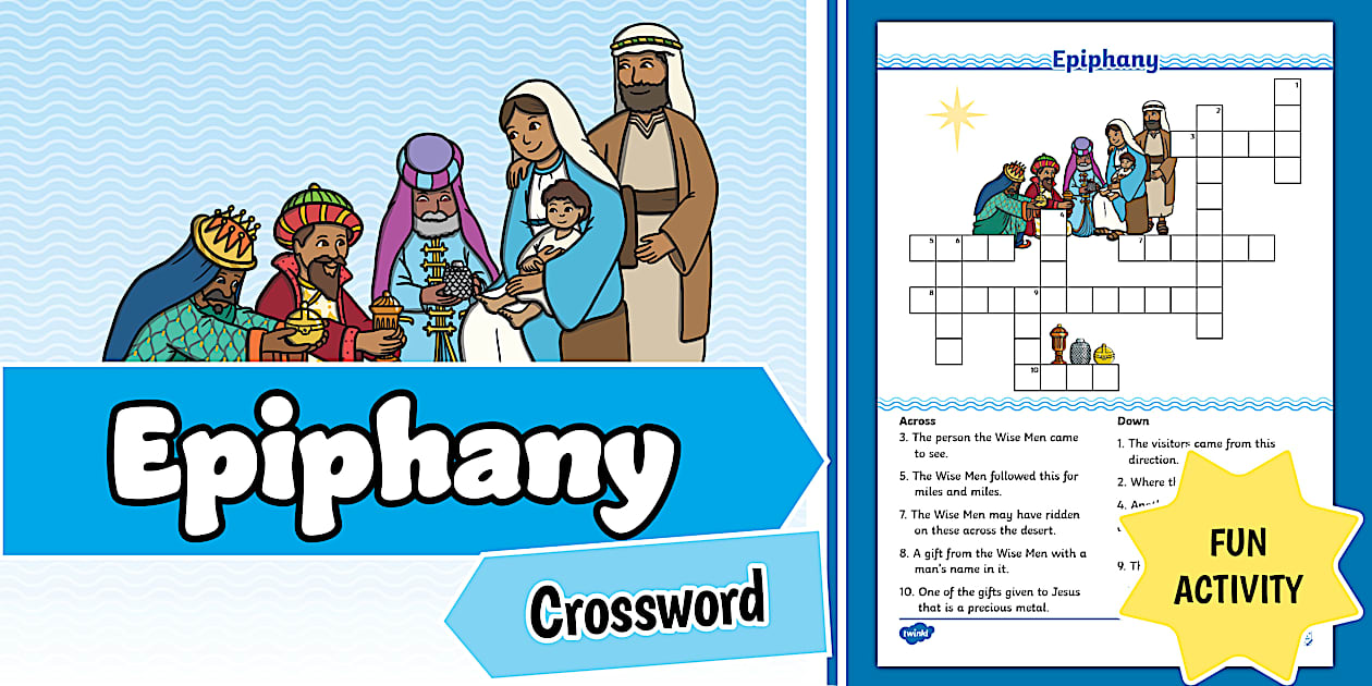 KS1 Epiphany Crossword