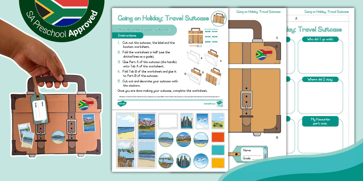 Going on Holiday: Travel Suitcase (teacher made) - Twinkl