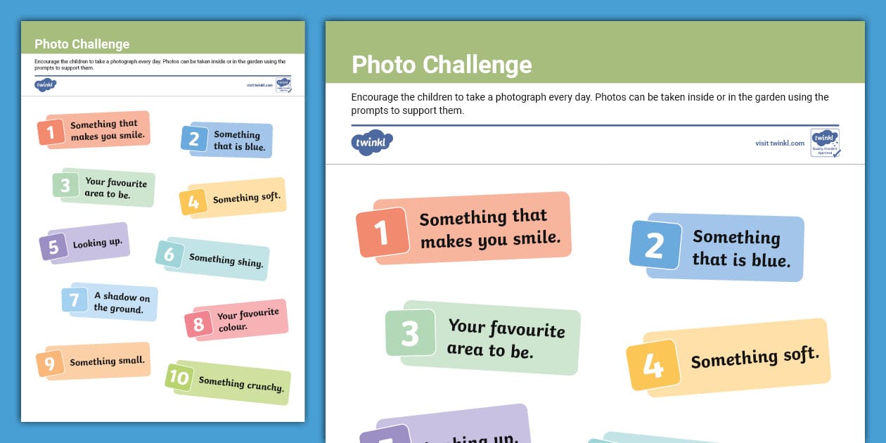 Photo Challenge Prompts | Twinkl | Inclusion | SEND | KS1