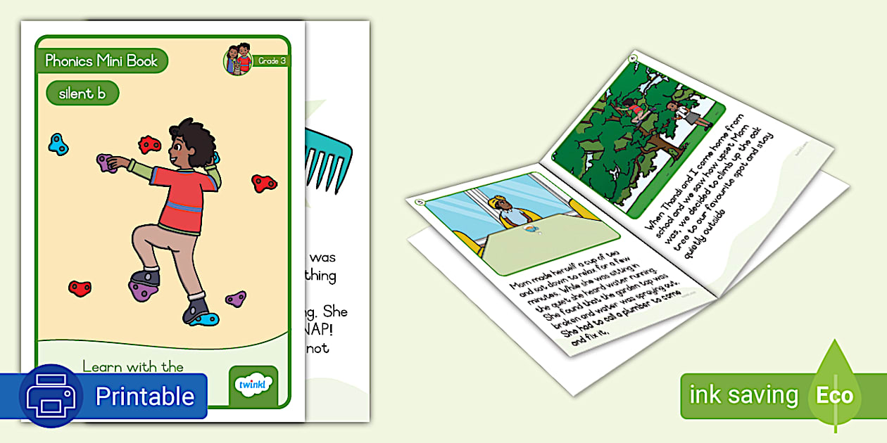 Grade 3 Phonics Mini Book silent b
