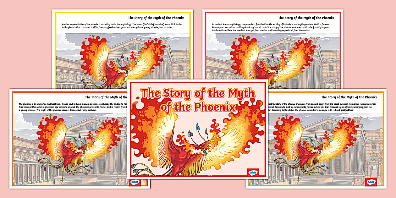 The Story of the Myth of the Phoenix Cards (teacher made)