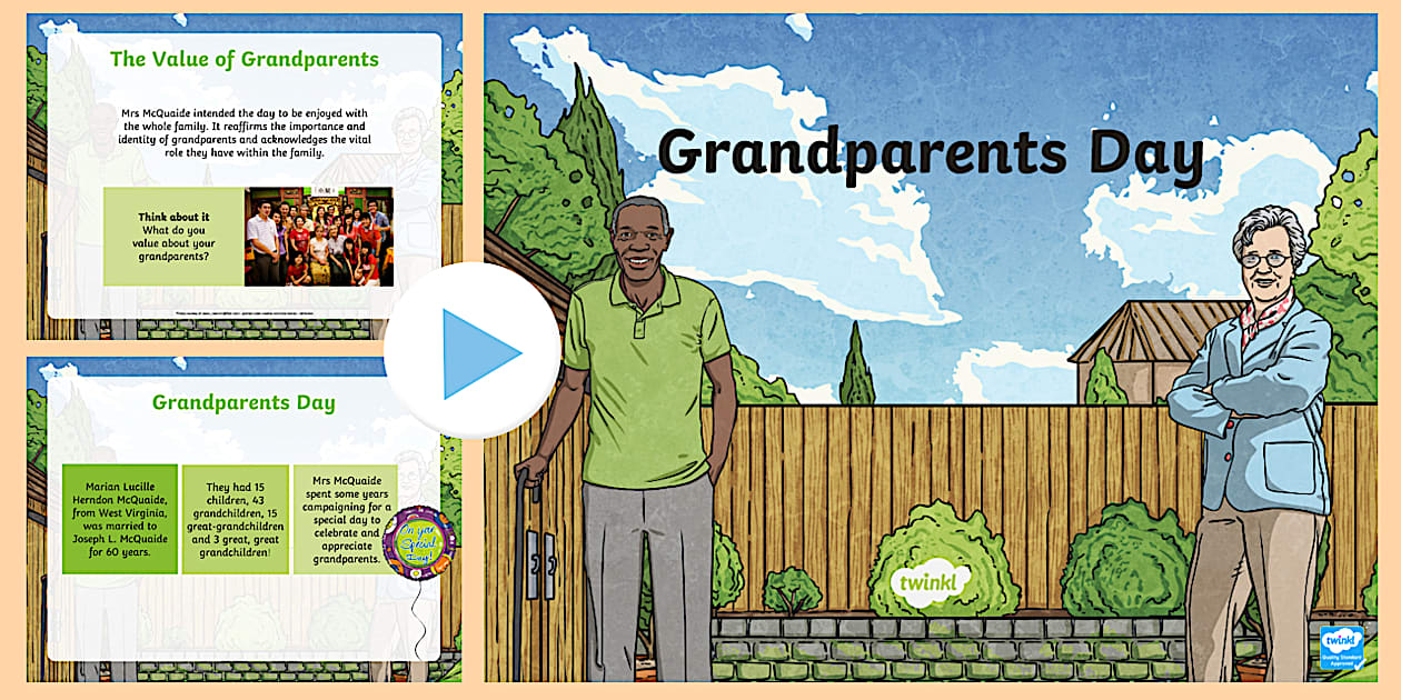 Grandparents Day PowerPoint | Teaching Template | Twinkl