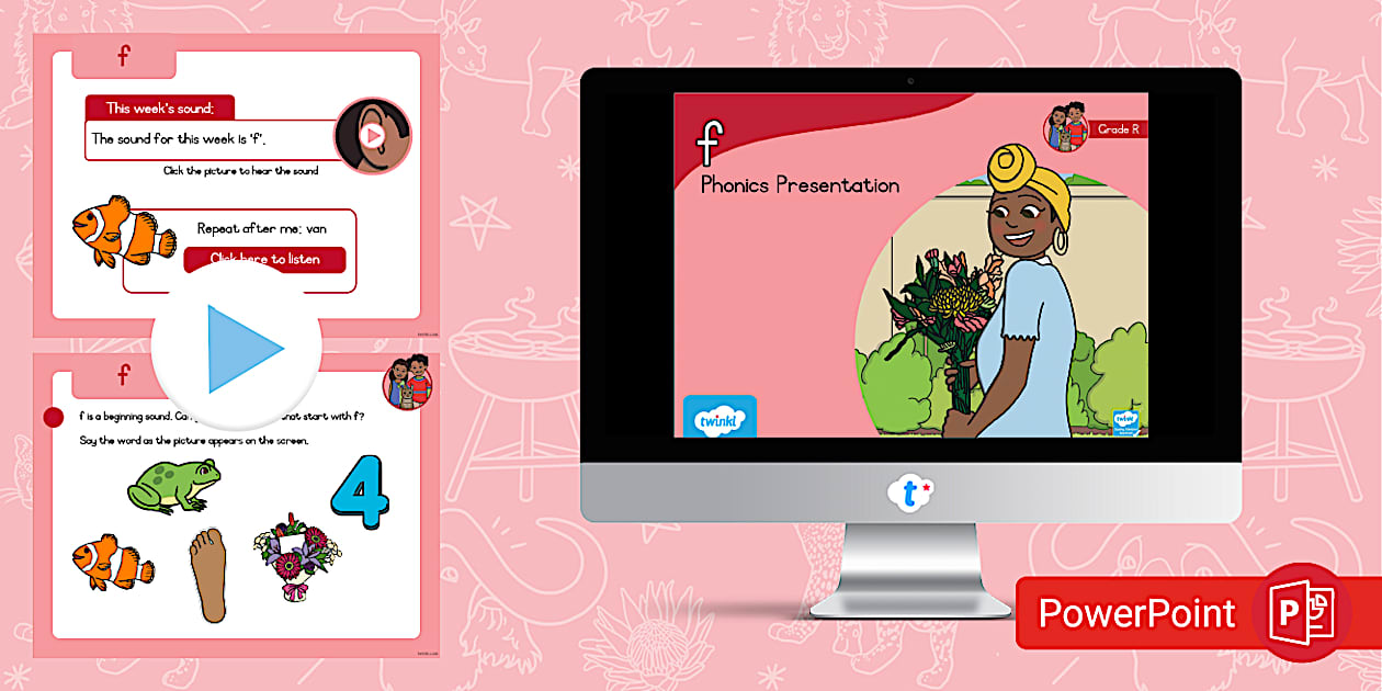 Grade R Phonics: f PowerPoint Presentation