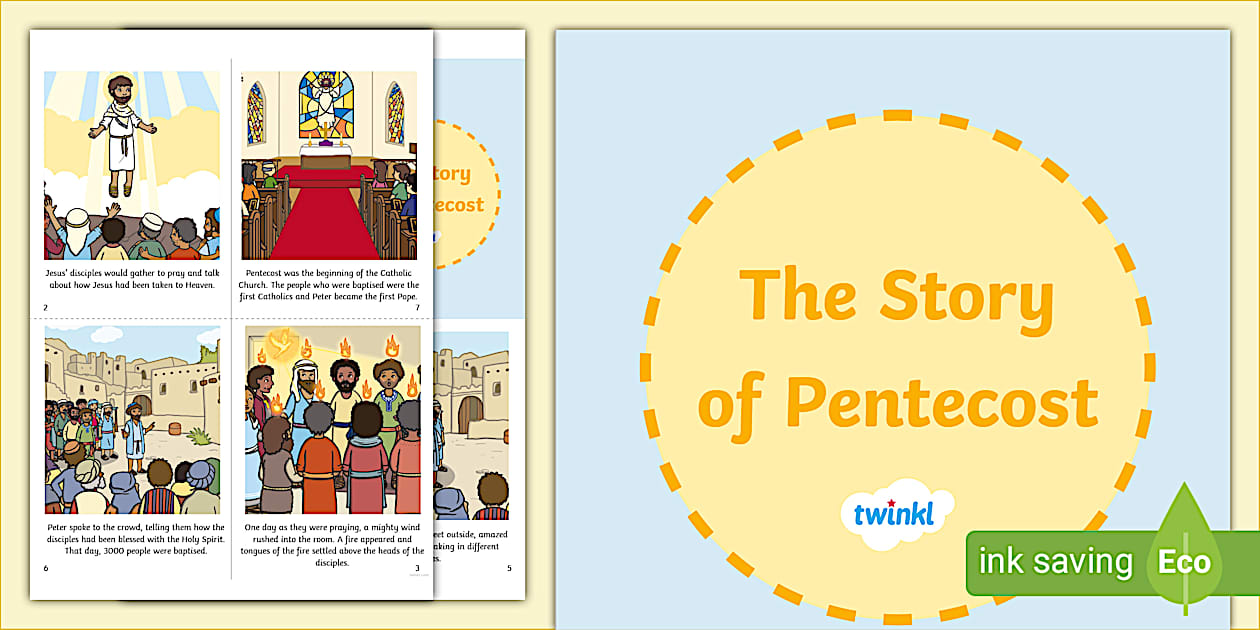 The Story of The Pentecost Mini Book (F - 2) (teacher made)
