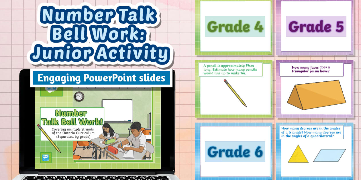 Junior Supply Teacher Math Prompts