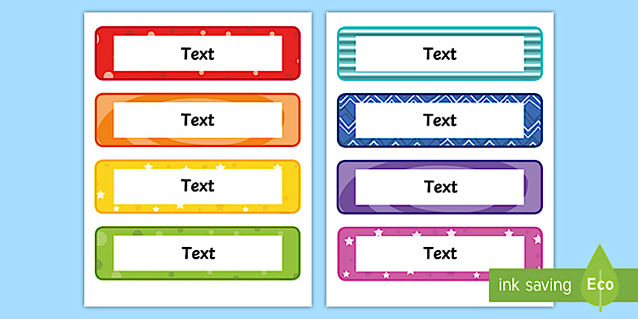 Free Editable Labels for Classroom | Twinkl USA - Twinkl