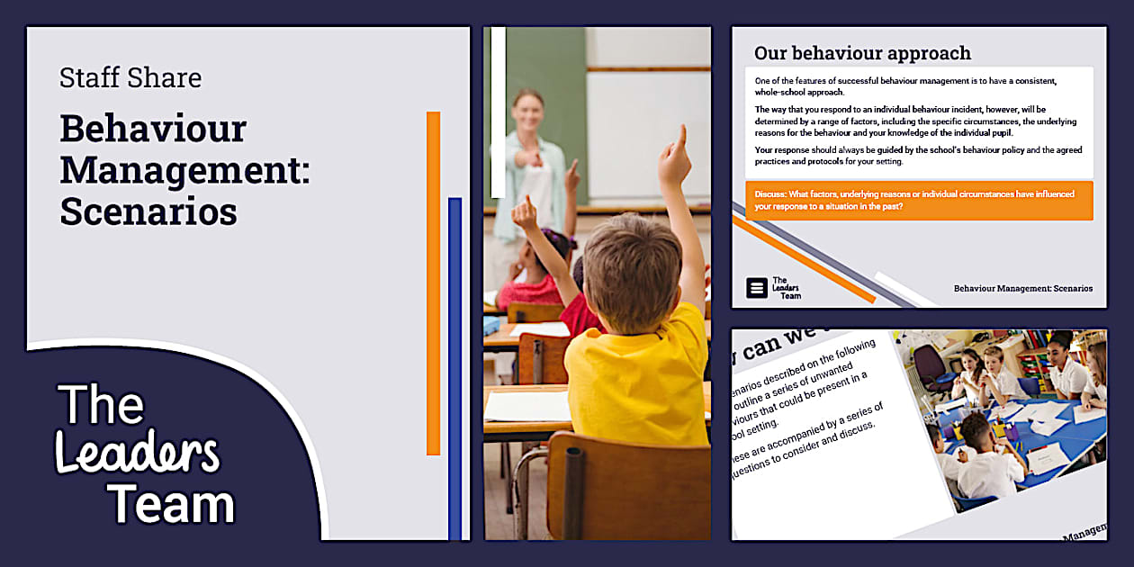Behaviour Management Staff Share: Scenarios (Teacher-Made)