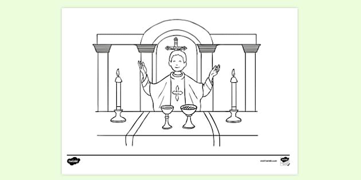 Catholic Prayer Colouring | Colouring Sheets (teacher made)