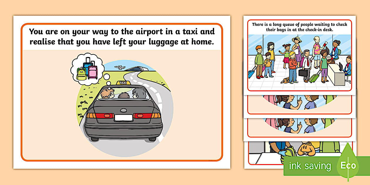 The Airport Aistear Scenario Cards