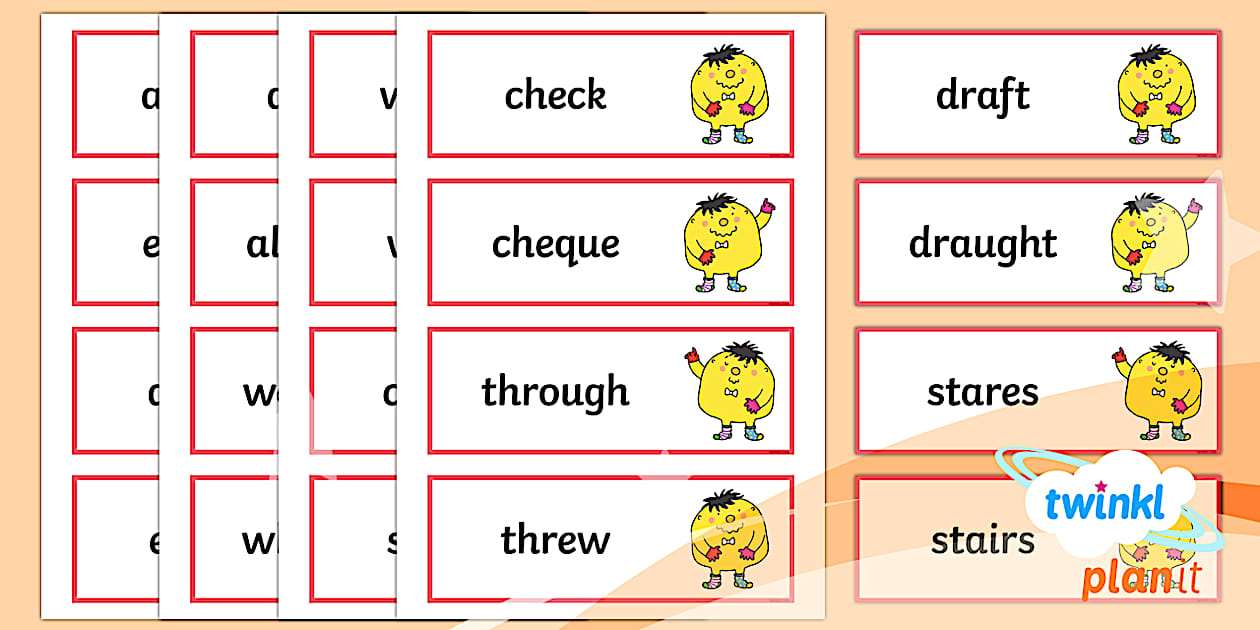 PlanIt Spelling Additional Resources Year 4 Term 2A Spelling Word Cards