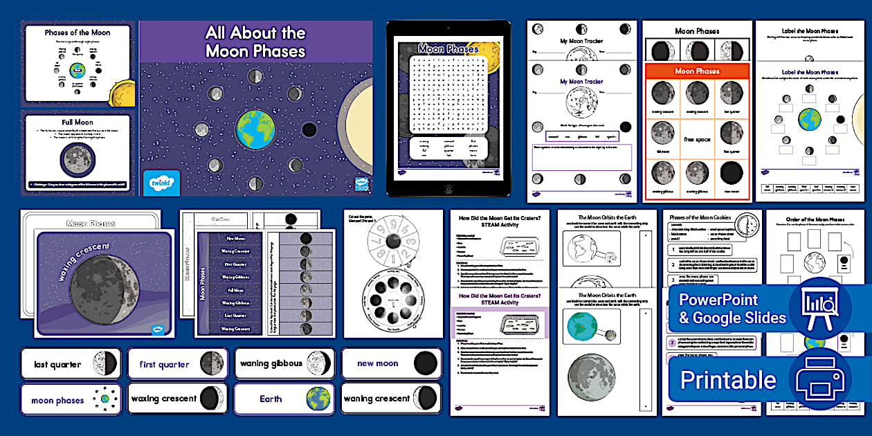 10+ Moon Printable Resources for Kids | Twinkl USA - Twinkl