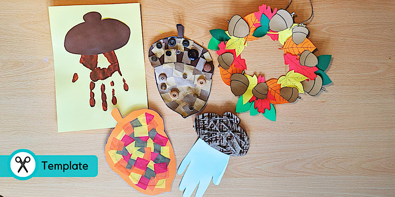 Acorn Crafts Pack | Primary Resources | Twinkl - Twinkl