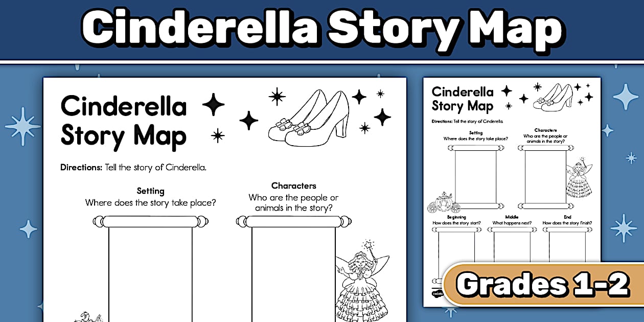 Cinderella Story Map for 1st-2nd Grade