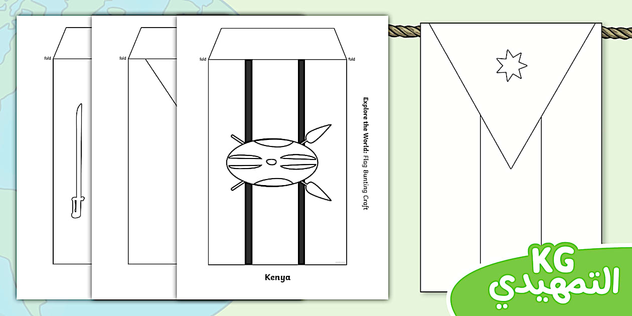 Explore the World: Flag Bunting Craft | EYFS Understanding the World ...