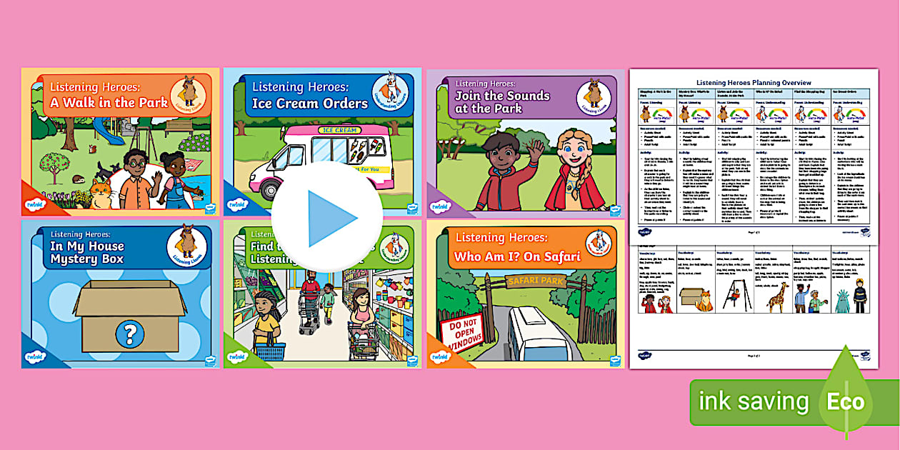 Listening Activities Planning and Resource Pack 1 | Twinkl