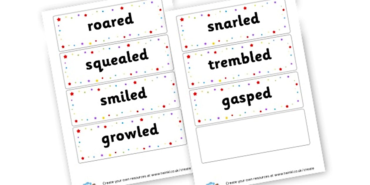 Talking Verbs (teacher made) - Twinkl