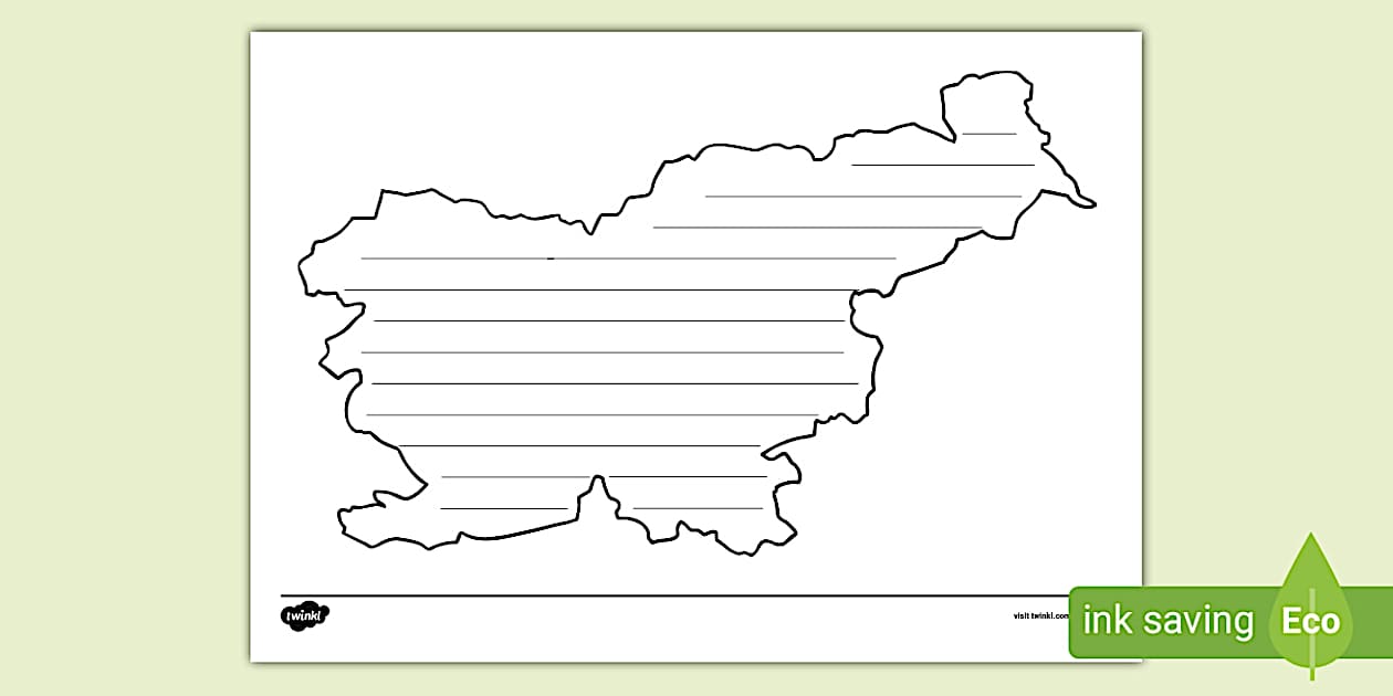 Slovenia Writing Template (teacher made) - Twinkl