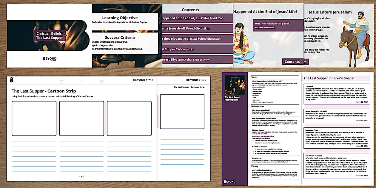 The Last Supper Lesson Pack (Teacher-Made) - Twinkl
