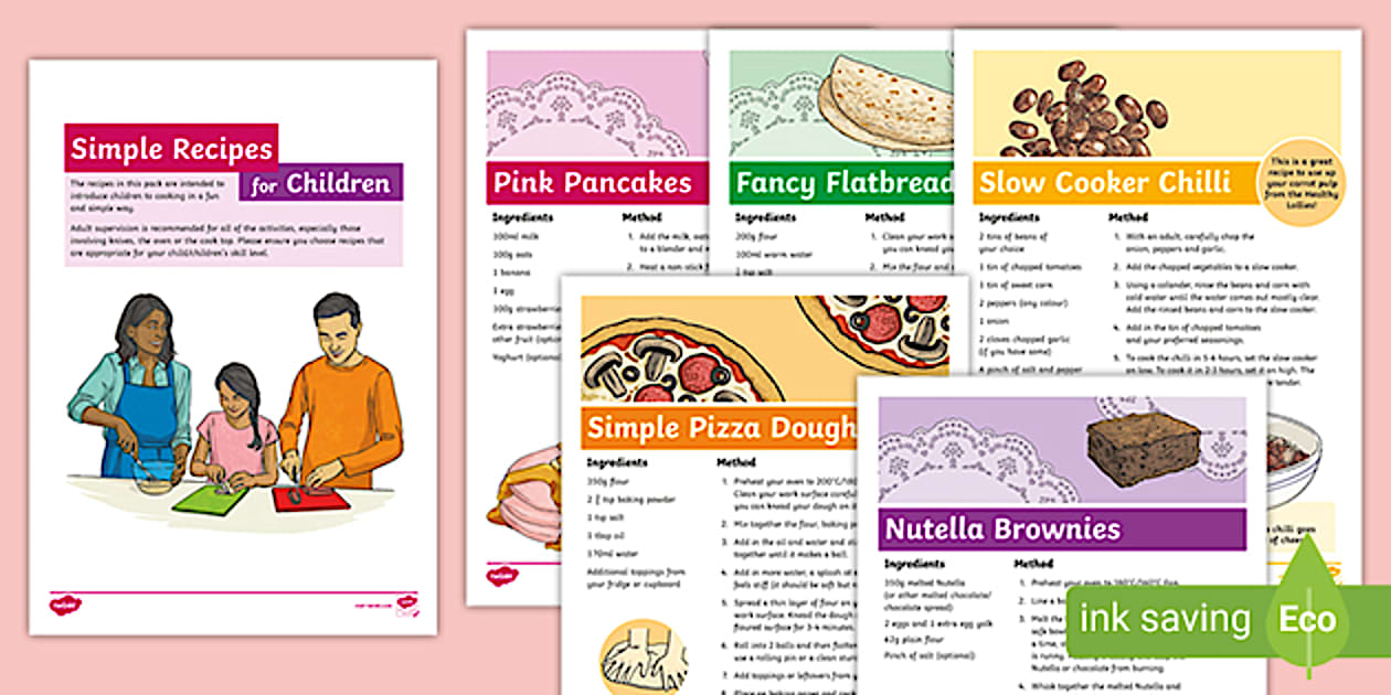👉 KS1 Cooking Recipes (teacher made) - Twinkl