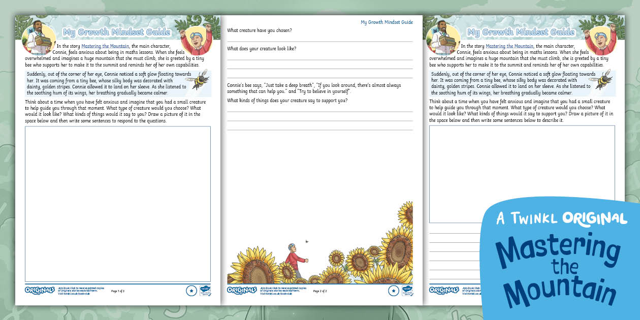Growth Mindset Activity | Twinkl Originals | Design a Guide