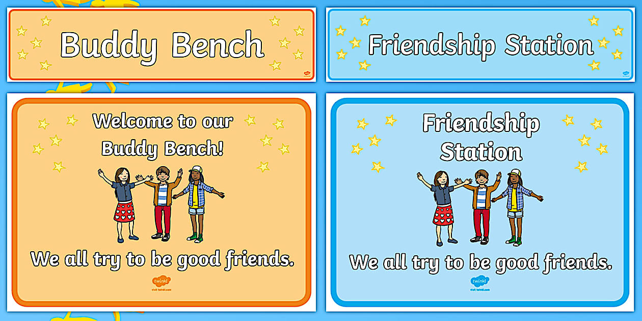 Kindness Week Buddy Bench Display Pack (Teacher-Made)