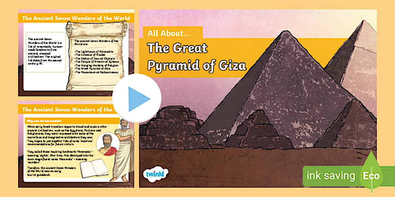 KS2 All About the Great Pyramid of Giza PPt (teacher made)