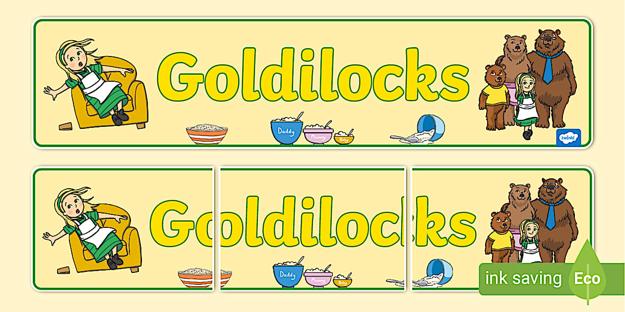 Goldilocks Banner (teacher made) - Twinkl
