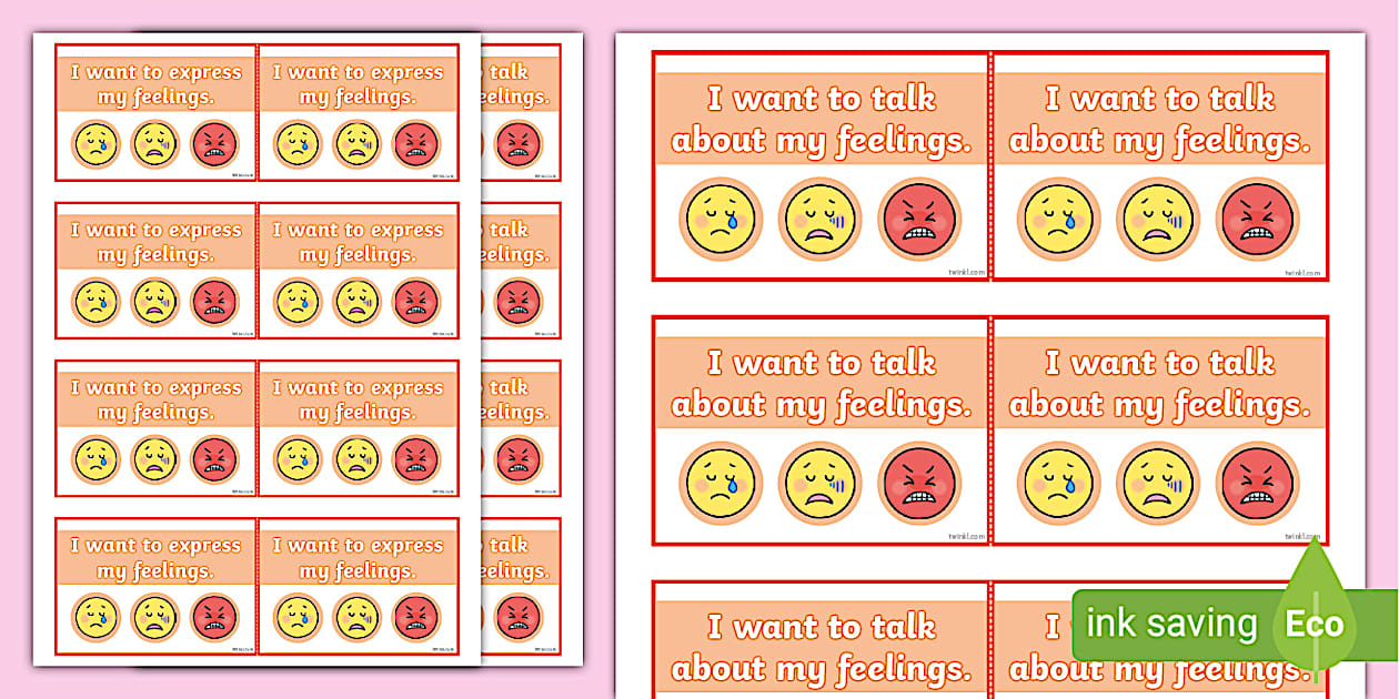 Talk About Feelings Check In Prompt Card (Teacher-Made)