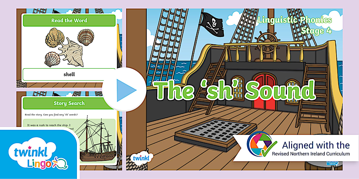 Northern Ireland Linguistic Phonics Stage 4 'sh' PowerPoint