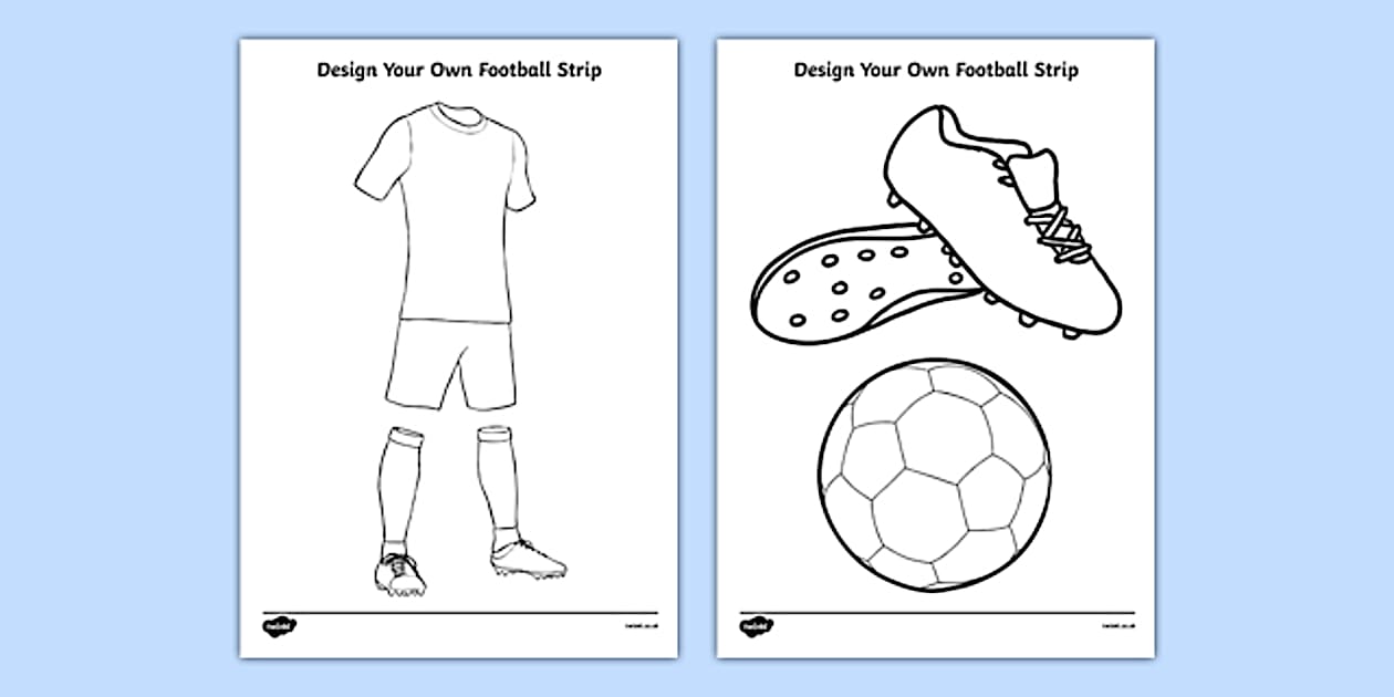 Design a Football Strip (Teacher-Made) - Twinkl
