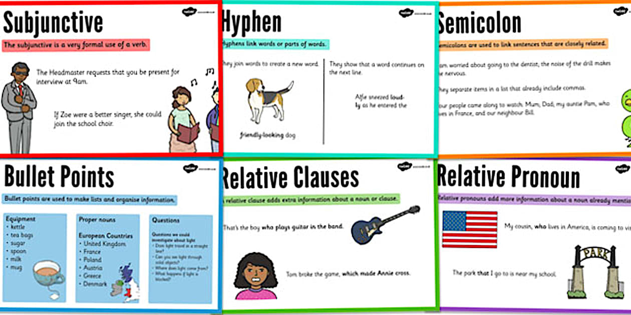 Black and White Word Type Display Posters (teacher made)