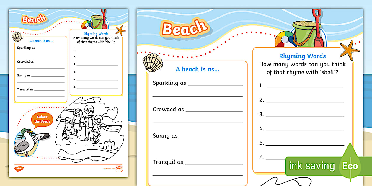 Beach Boredom Buster (teacher made) - Twinkl