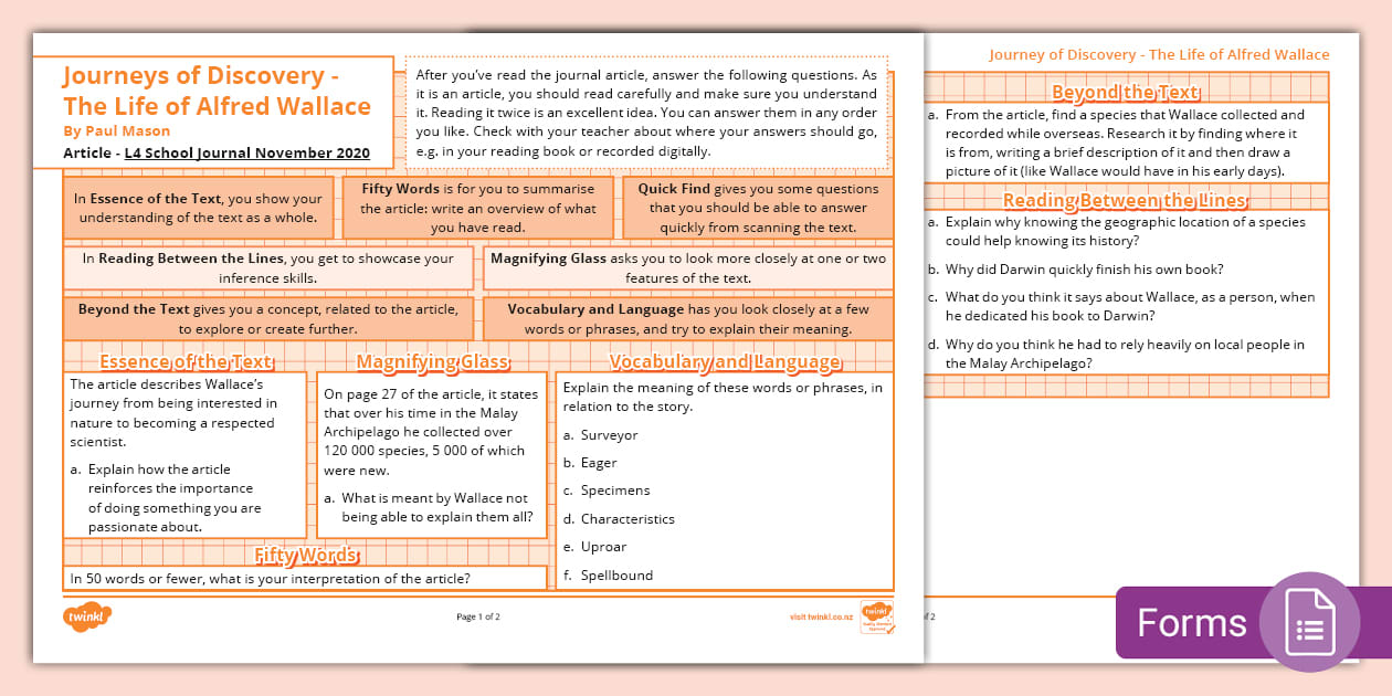 L4 November 2020 School Journal - Journey of Discovery Article ...
