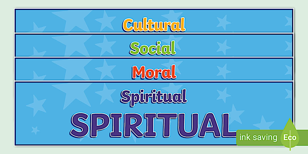 SMSC Display Title Cut-Outs - (teacher made) - Twinkl