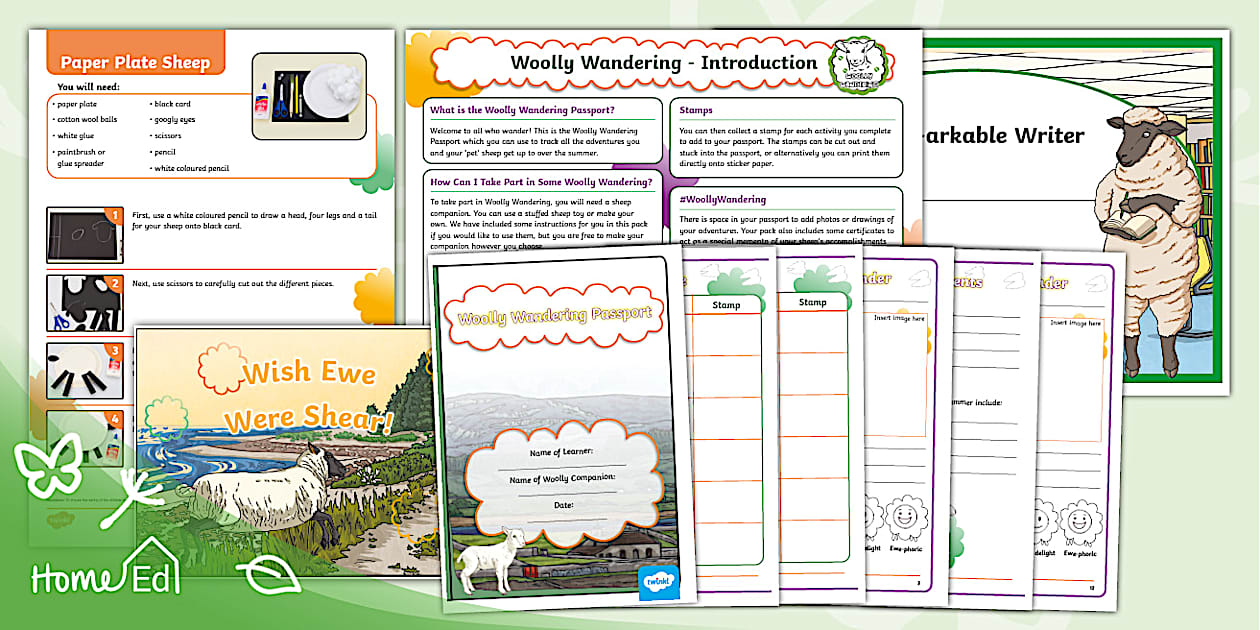 Woolly Wandering Summer Adventures Pack