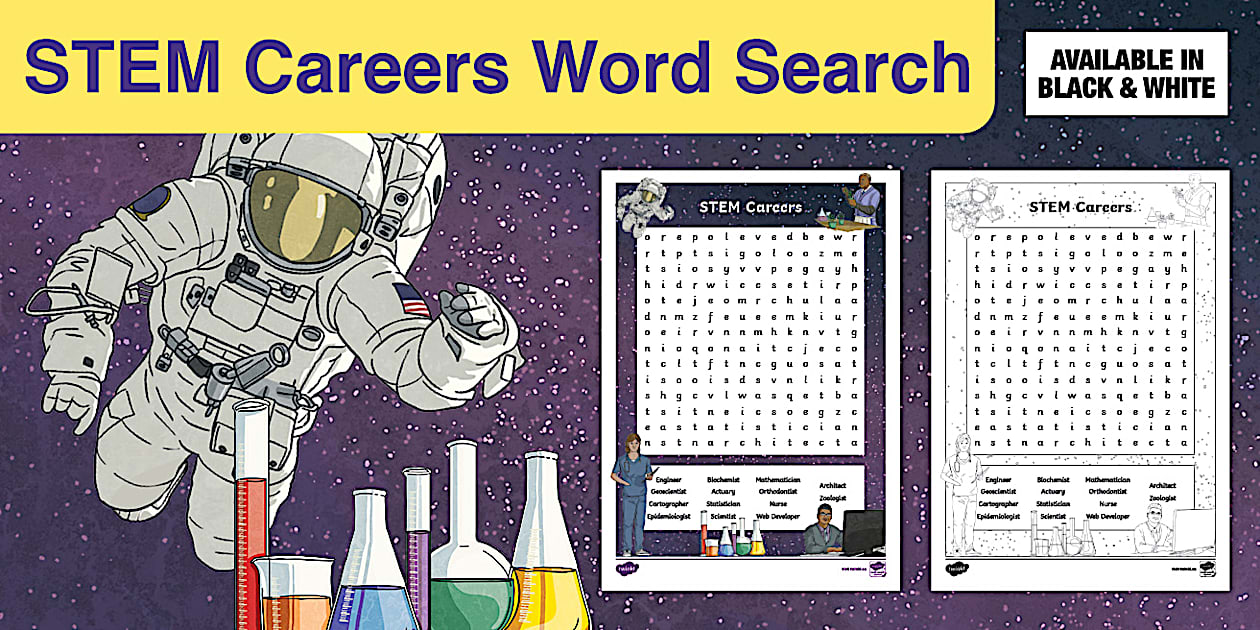 STEM Careers Word Search