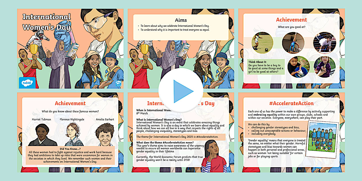 KS2 International Women's Day PowerPoint | Twinkl