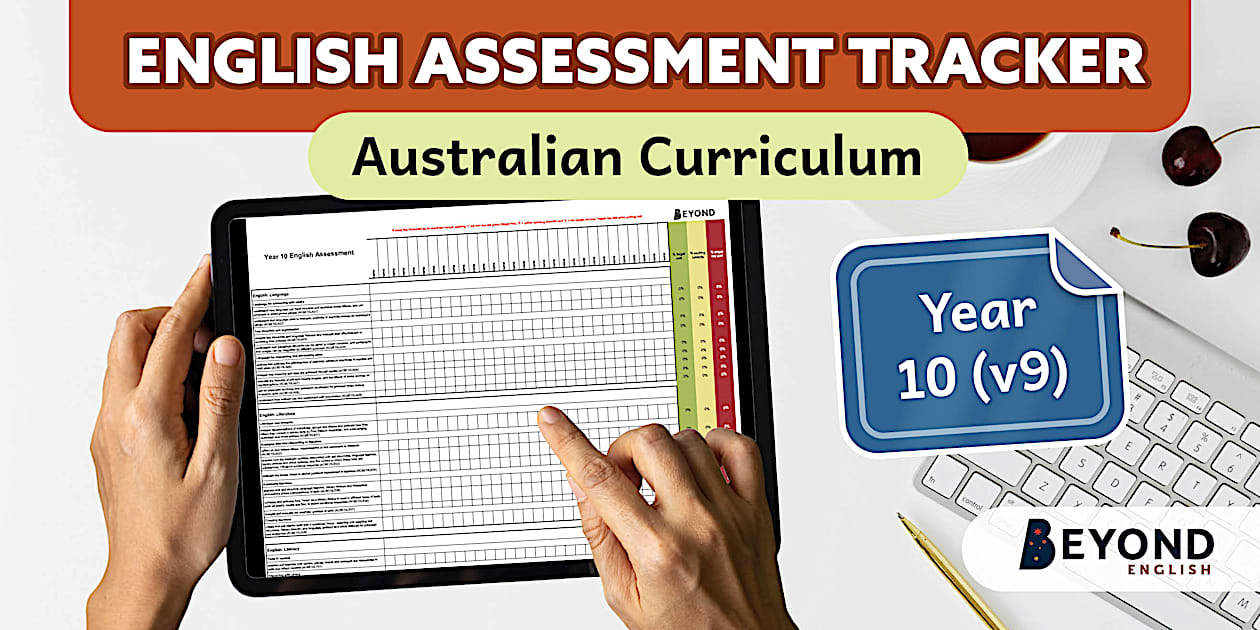 Australian Curriculum Yr 10 (v9) English Assessment Tracker