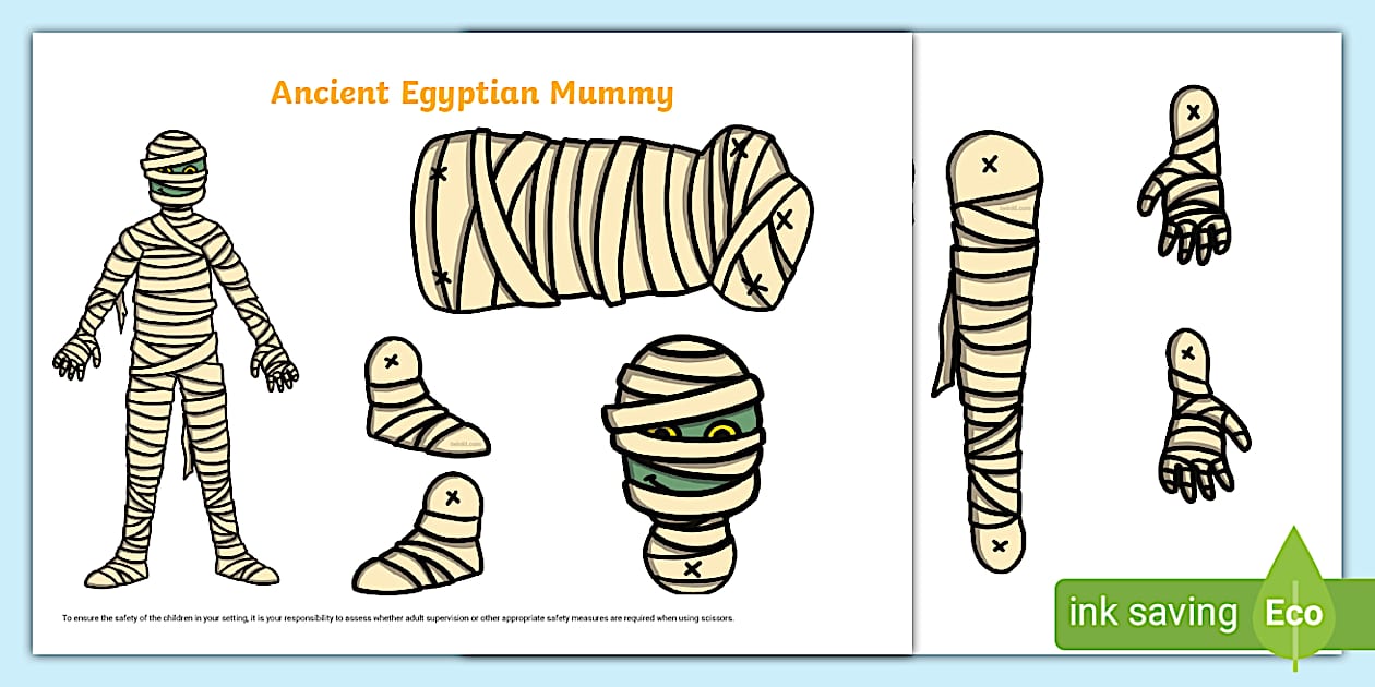 Split Pin Ancient Egyptian Mummy (Teacher-Made) - Twinkl