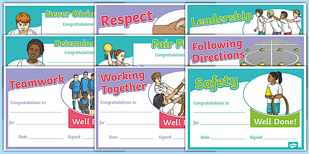 Certificates Pack - KS2 - PE (teacher made) - Twinkl