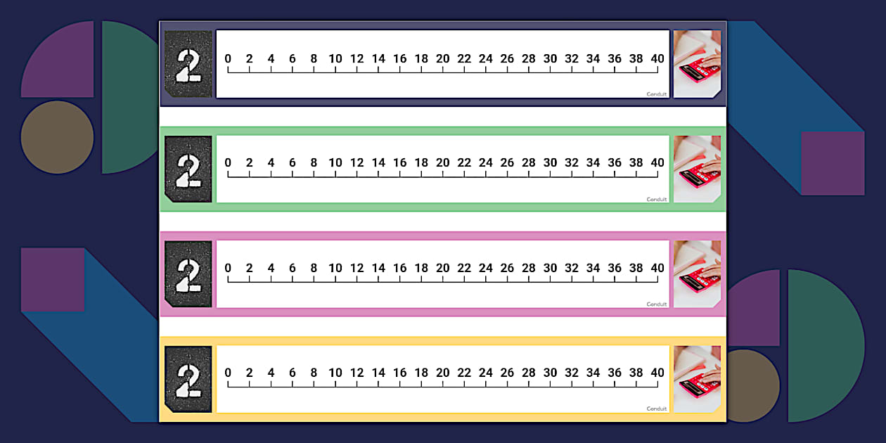 Reinforcing Number: Counting in 2s Number Line - Twinkl