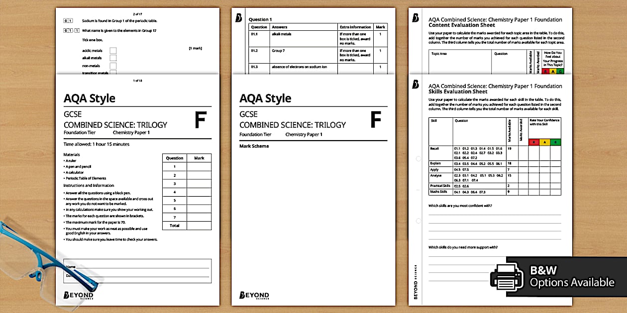 AQA GCSE Combined Science: Chemistry Paper 1 | Beyond