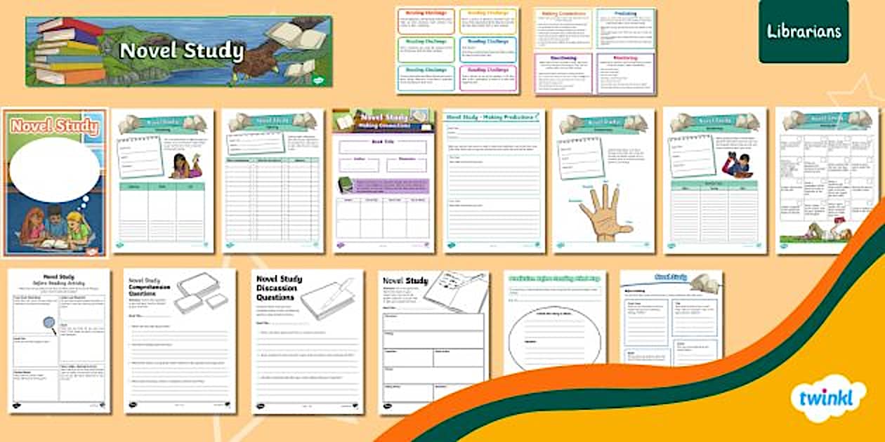 Library Lovers Novel Study Pack (teacher made) - Twinkl