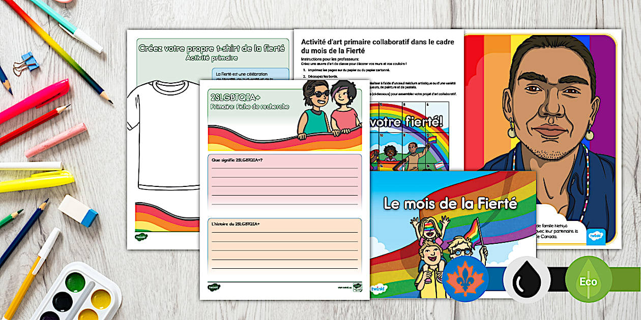 Pride Primary Activity Pack French